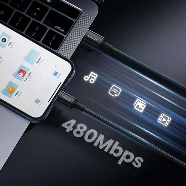 Cáp USB Type C to Lightning dài 1m Ugreen 60751 chính hãng – Việt Thành PC